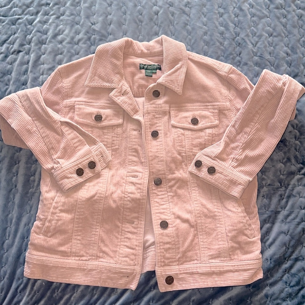 Light Pink Cargo Jacket - Gem